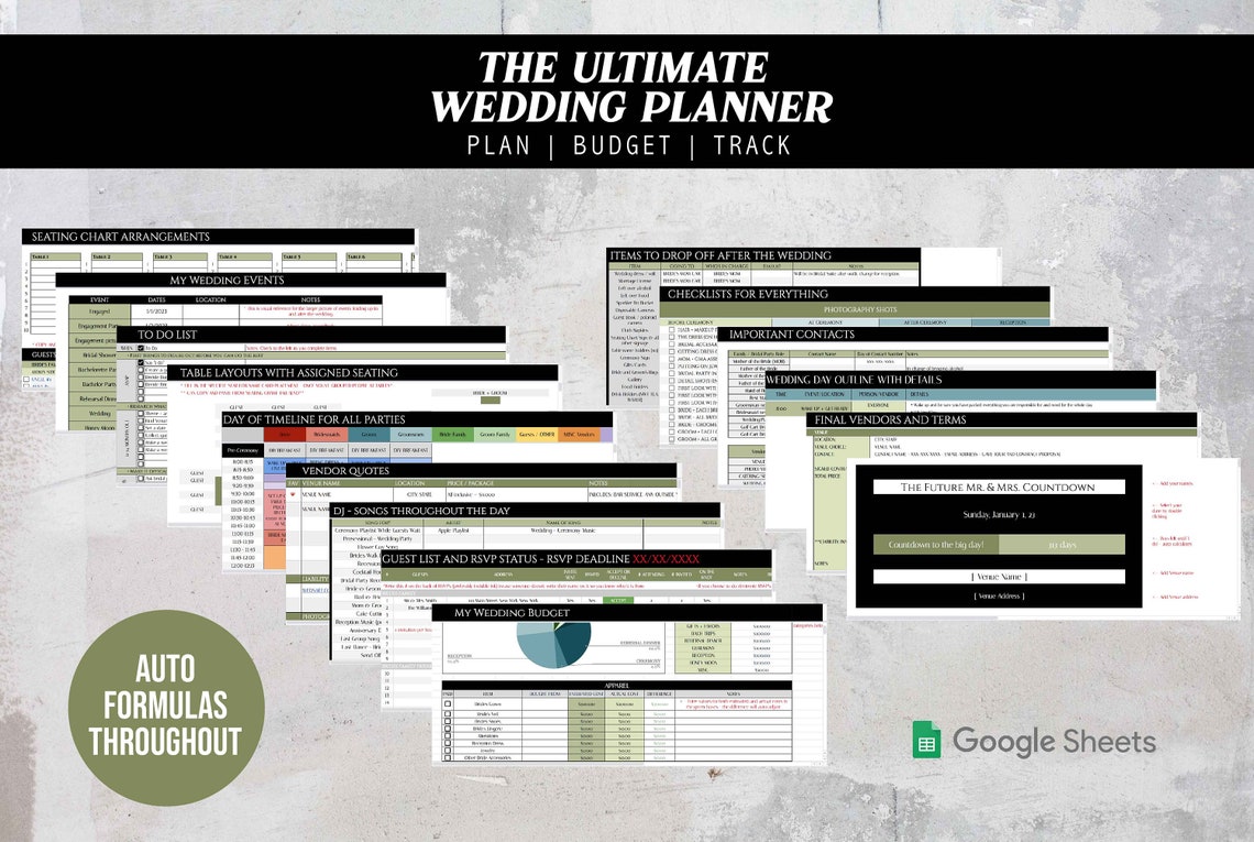 The Ultimate Wedding Planner - Etsy