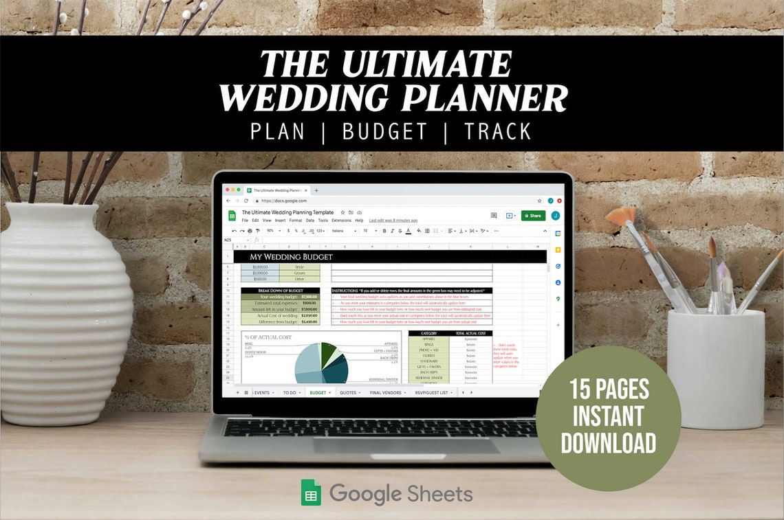 The Ultimate Wedding Planner - Etsy