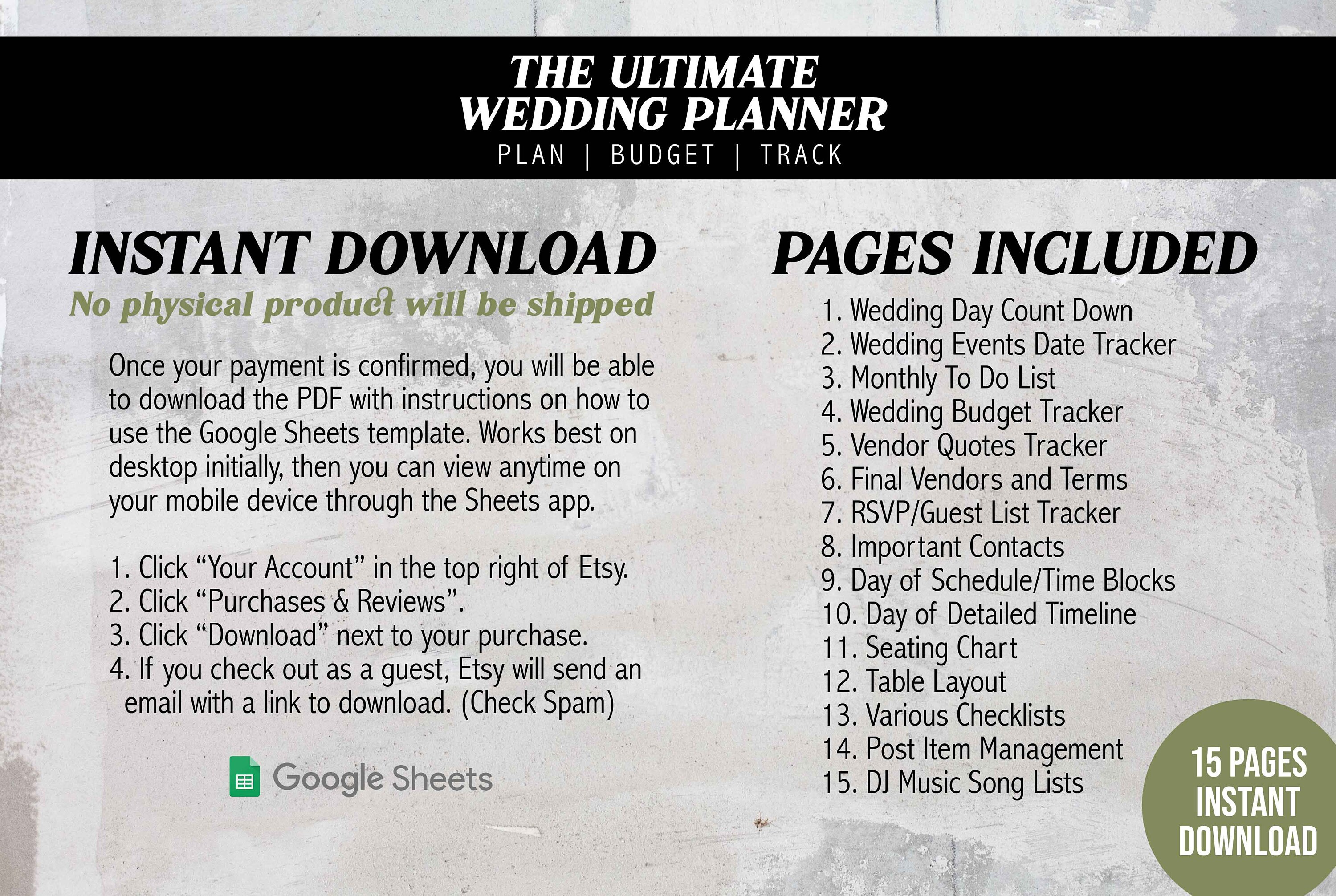 The Ultimate Wedding Planner - Etsy