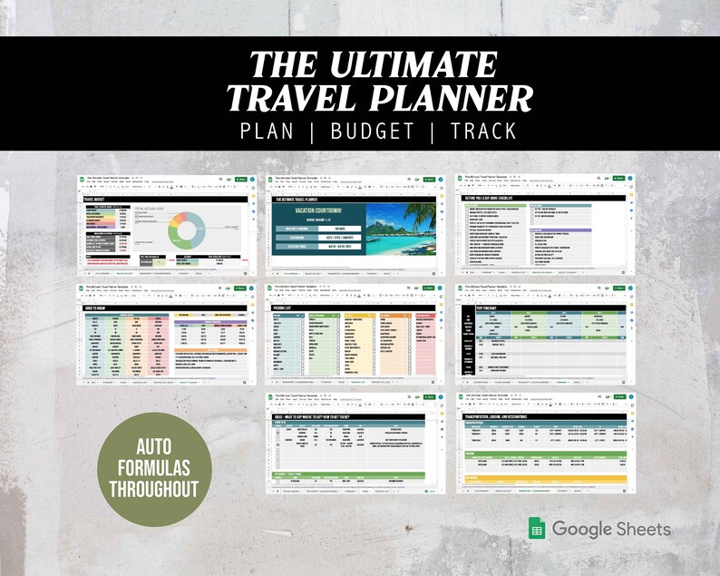 The Ultimate Digital Travel Planner - Etsy
