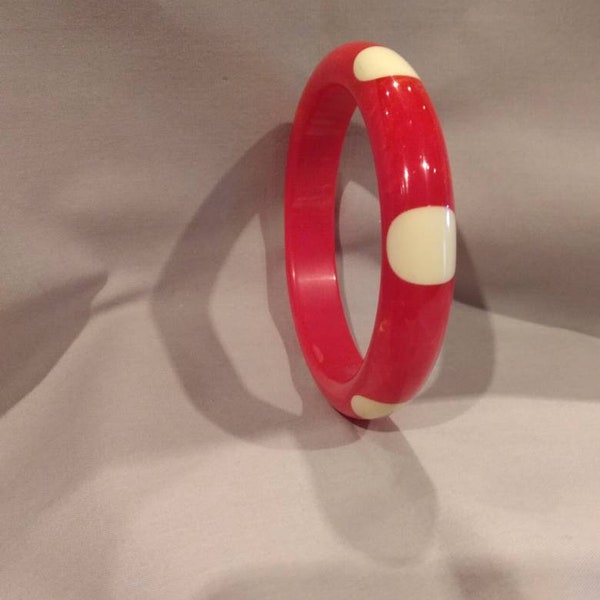 Catalin Dot Bangle - Etsy