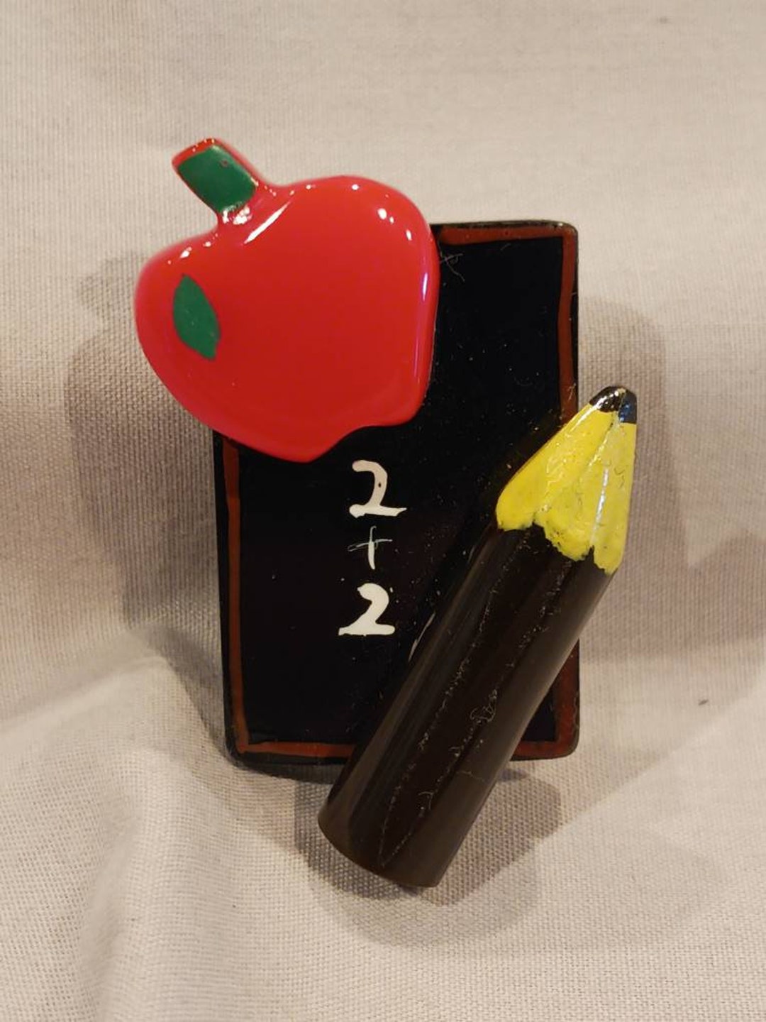 Schultz Bakelite Pin - School Pin- Artist Signed - Etsy