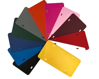 Acrylic ABS Backs for License Plates - Etsy