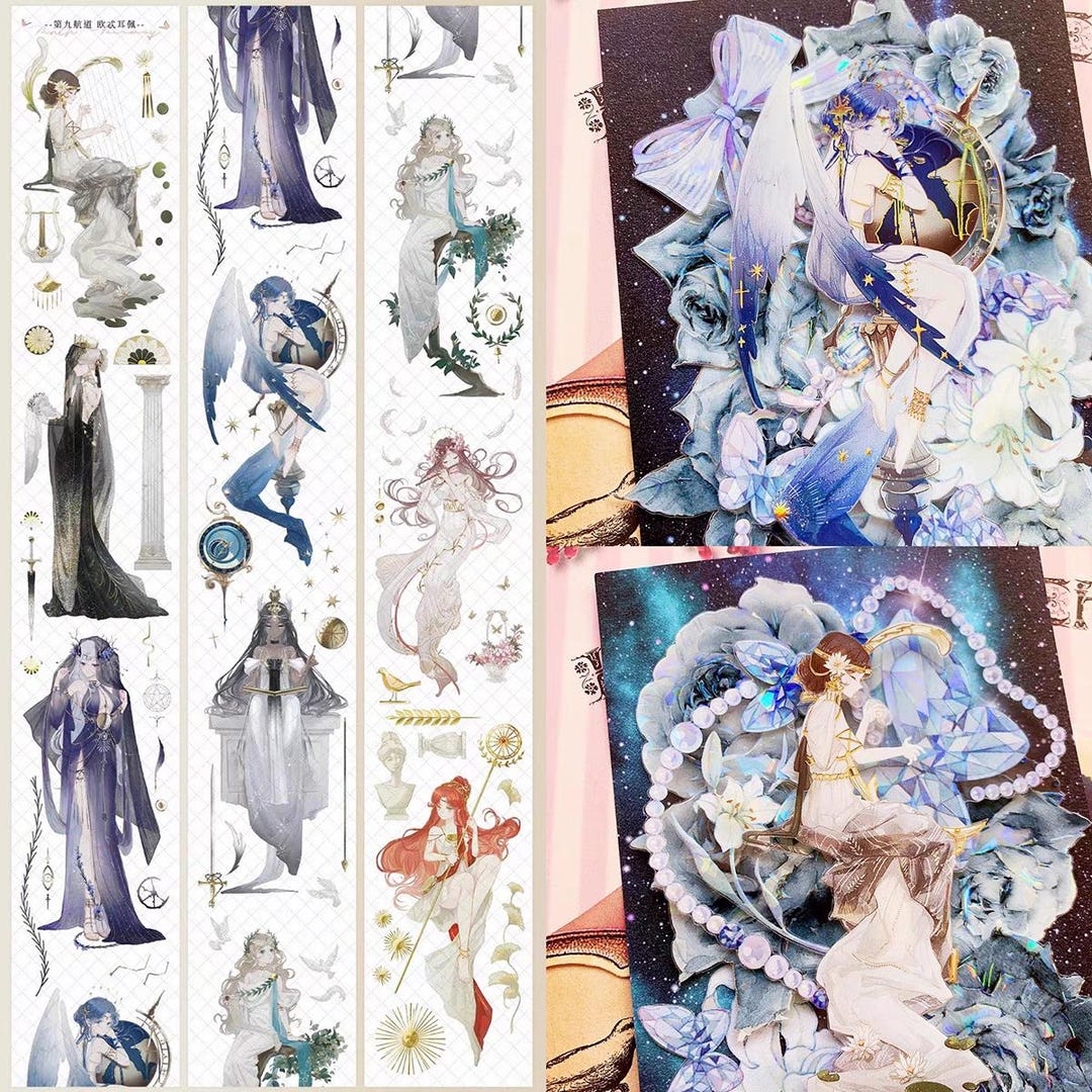 Type Goddess Iridescent Emboss Clear PET Tape / Washi Tape 6.5x100cm - Etsy