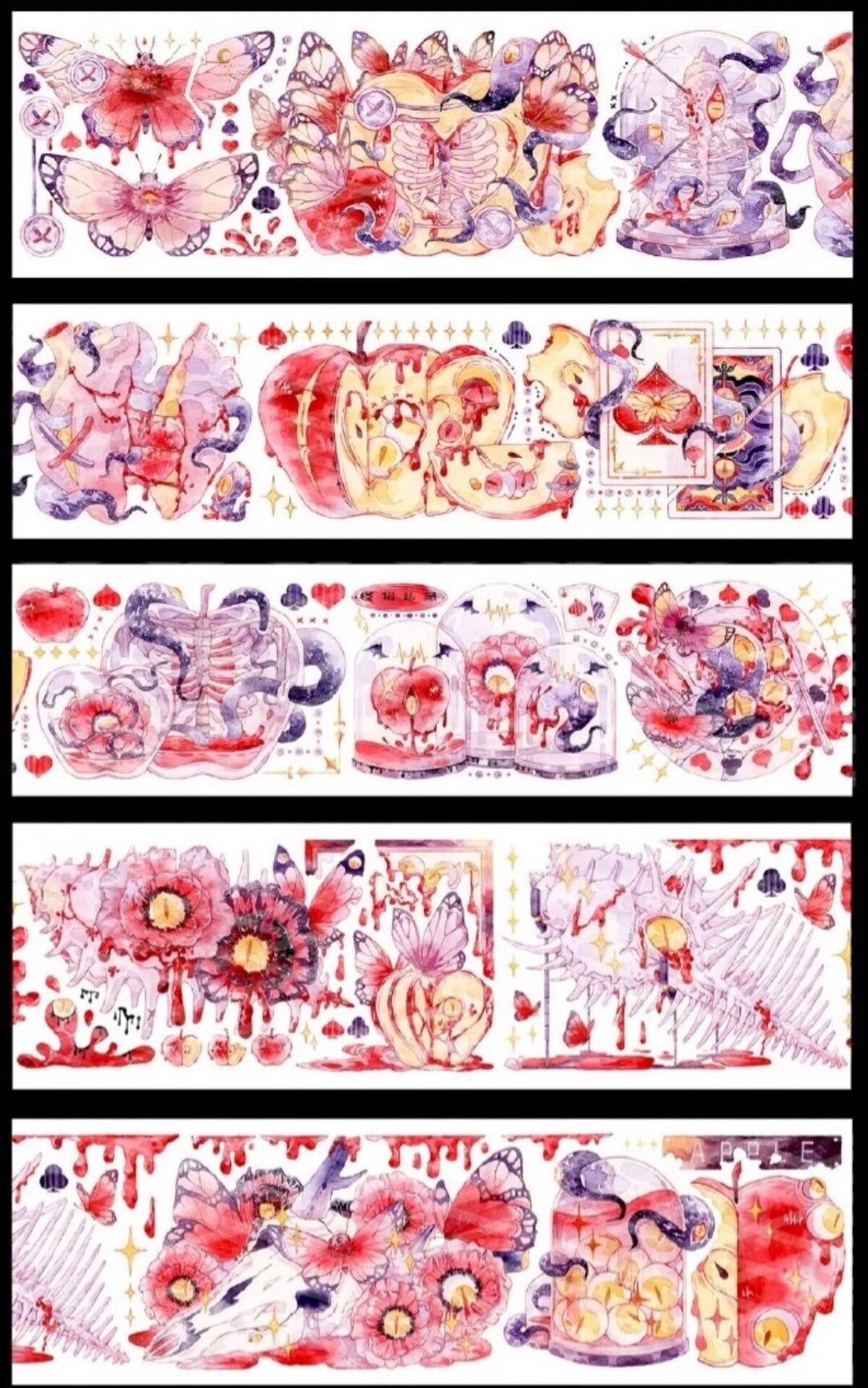 Eye See You Iridescent Emboss Clear PET Tape / Washi Tape 6x95cm - Etsy