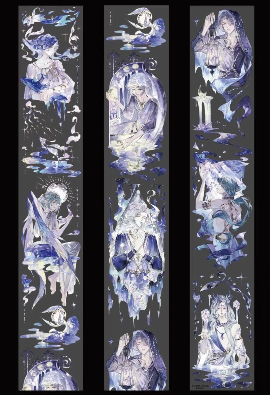 Snow Royalty Iridescent Emboss Clear PET Tape / Washi Tape 8x100cm - Etsy