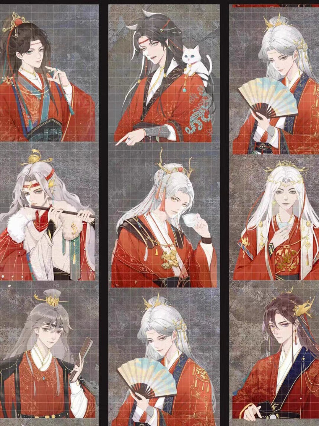 Chinese Dynasty Men Gold Emboss Clear PET Tape / Washi Tape 8x80cm - Etsy