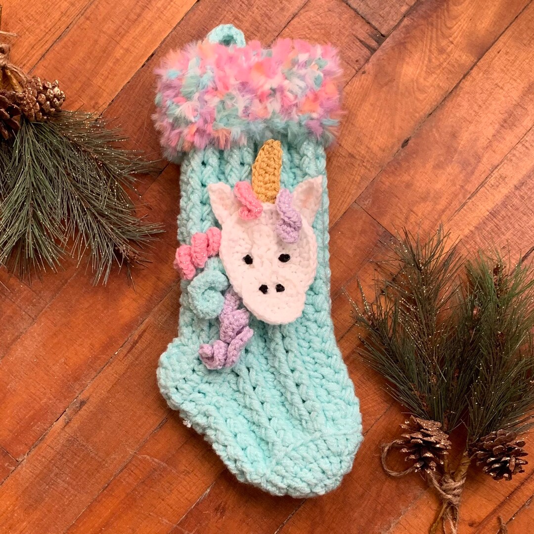 Unicorn Stocking - Etsy