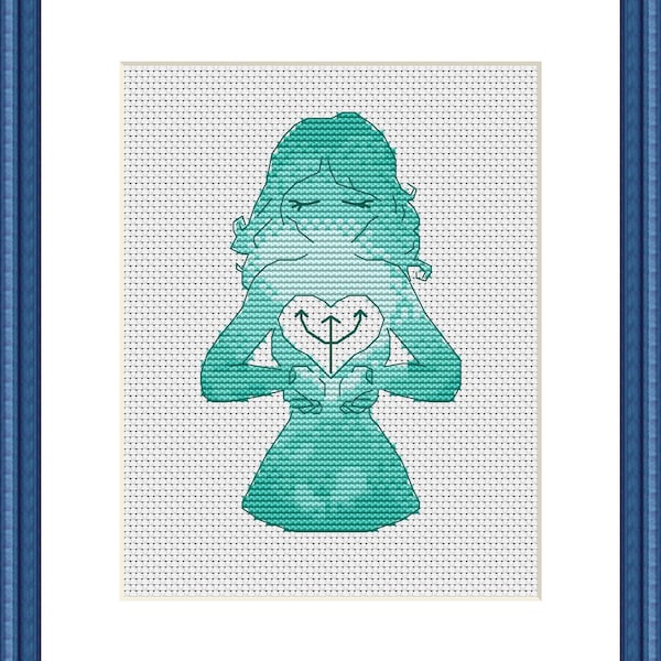 Sailor Neptune Cross Stitch - Etsy