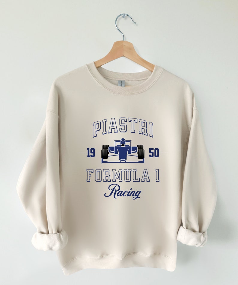Piastri Formula 1 Crewneck Sweatshirt, Oscar Piastri Sweatshirt, F1 ...