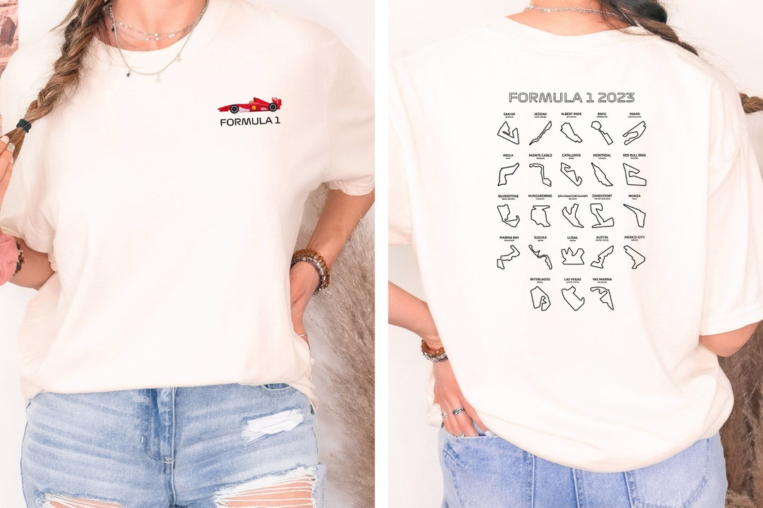 Formula 1 Circuit Shirt, F1 Tracks Tshirt, Formula 1 2023 Season Tee ...