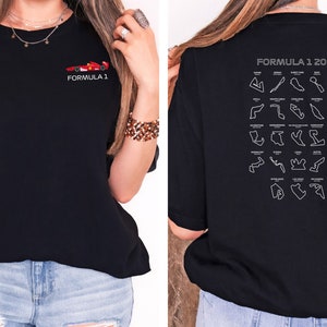 Formula 1 Circuit Shirt, F1 Tracks Tshirt, Formula 1 2023 Season Tee ...