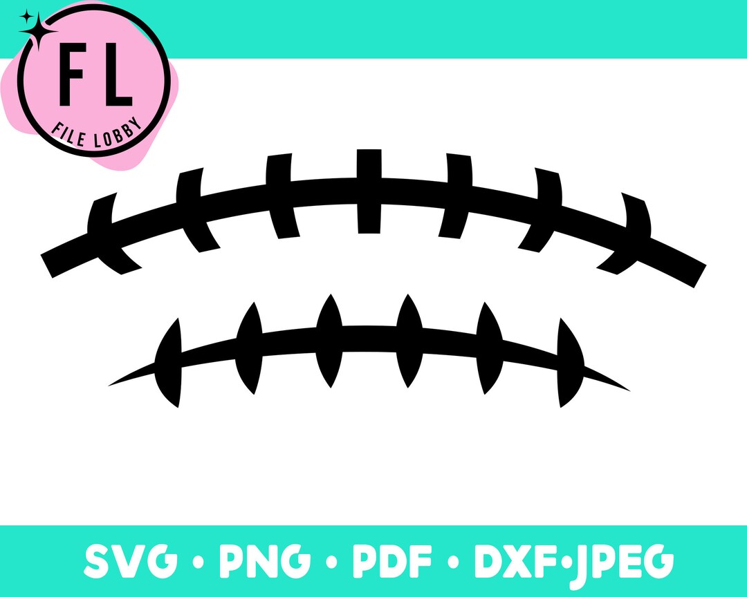 Football Lace Svg,football Laces Bundle Png - Football Cut File ...
