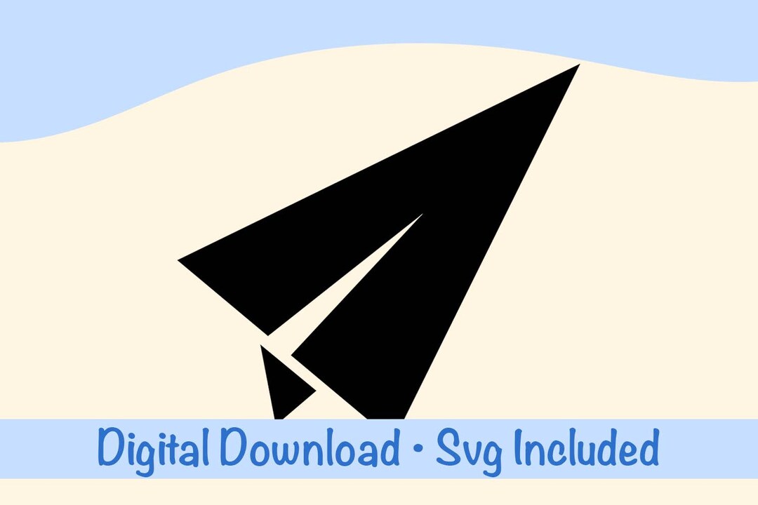 Paper Airplane SVG Files, Paper Plane Cut Files - Etsy