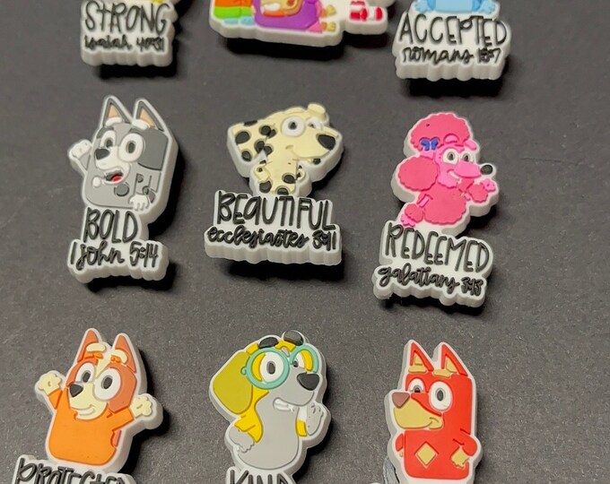 Cartoon Croc Charms Set of 9 - Etsy