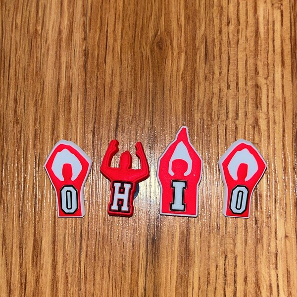 Croc Charms Ohio State - Etsy