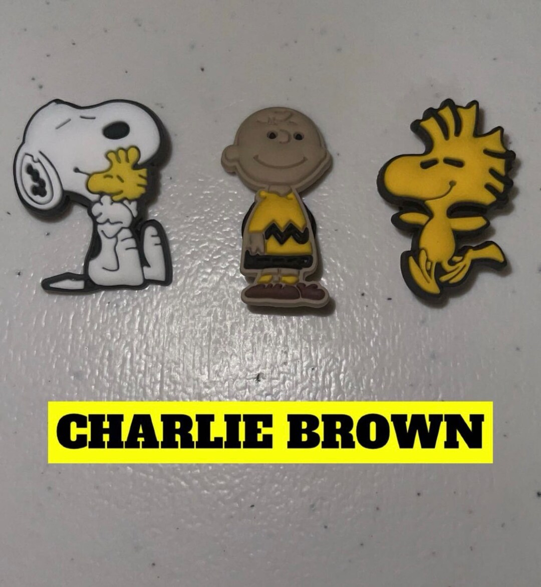 Charlie Brown Croc Charms Set of 3 - Etsy