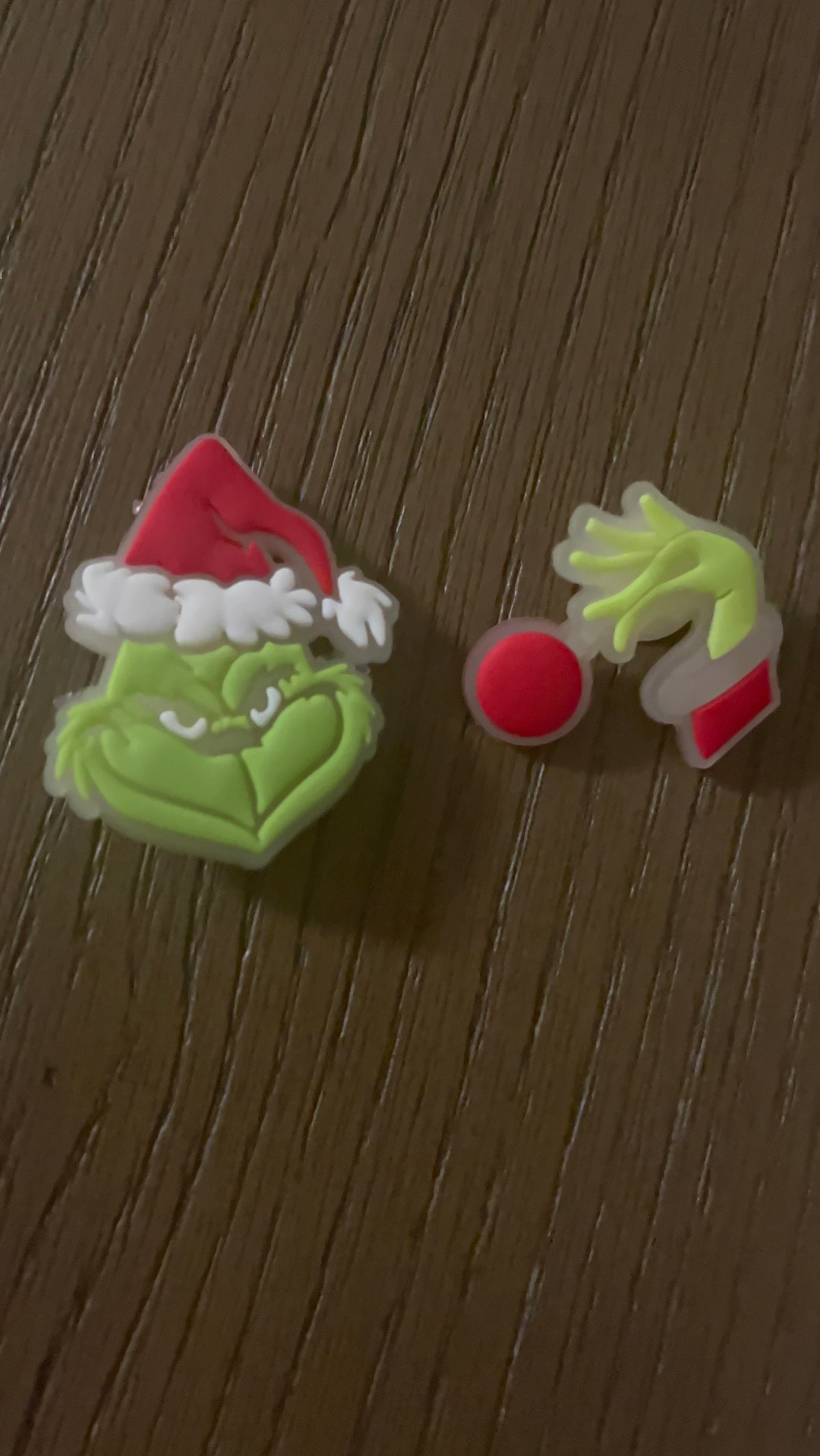 Grinch Croc Charms Set of 2 - Etsy