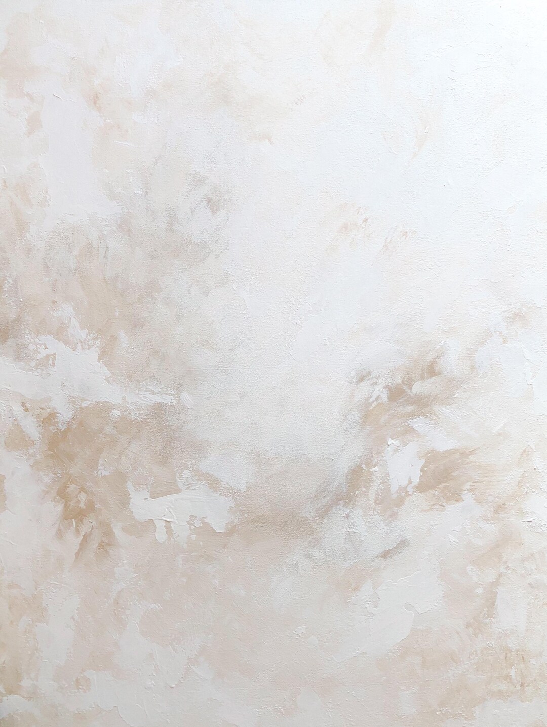 Handpainted Photography Background NATURAL TEXTURED Canvas Cream Beige ...