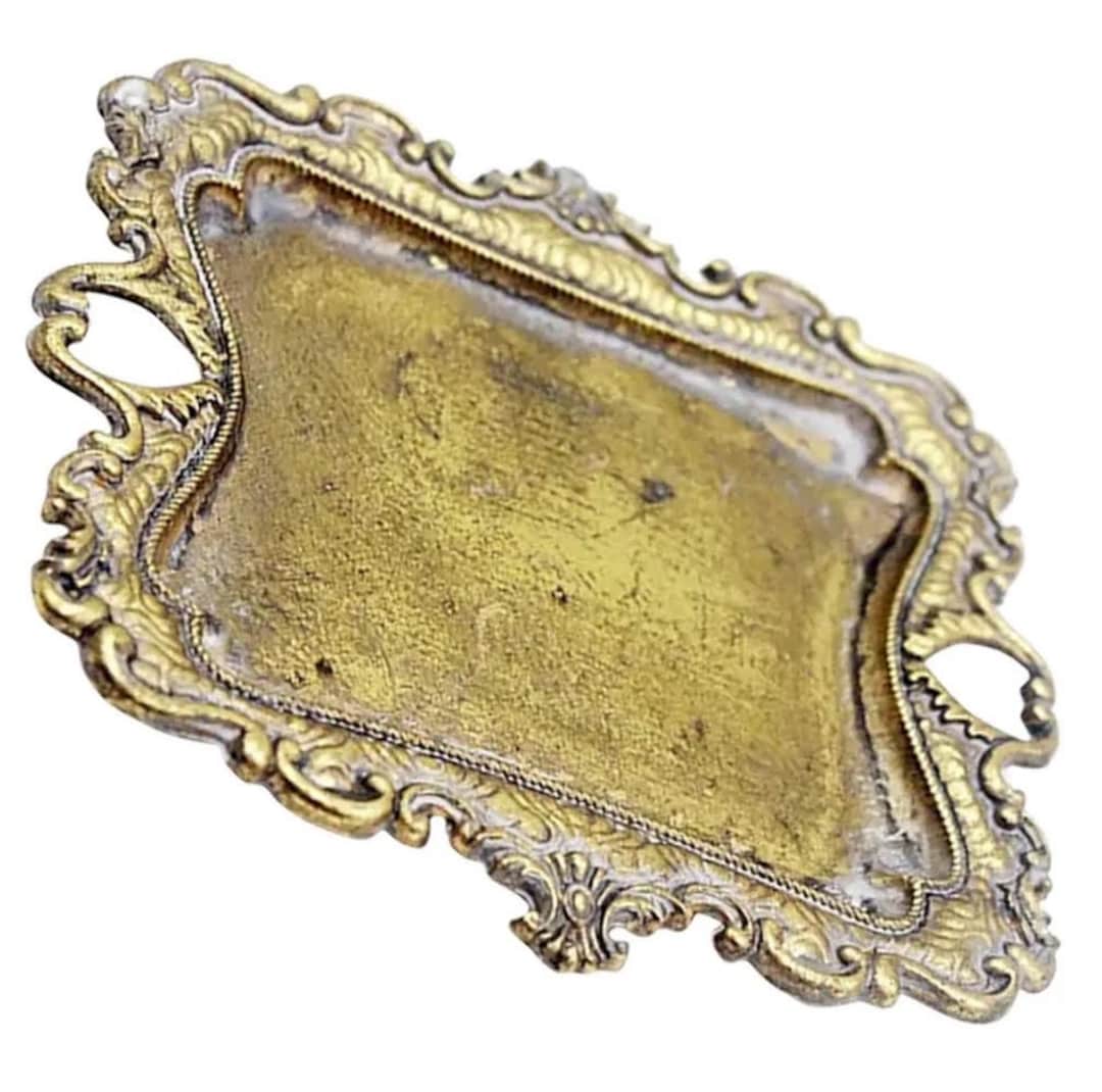 Baroque Style Trinket Dish Jewelry Tray Fine Art Photography Flat Lay ...