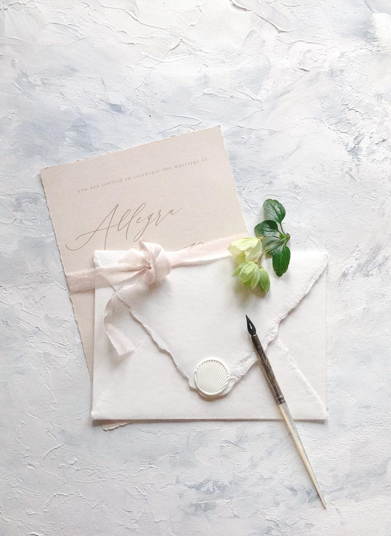 Seashell WAX SEALS Blue Pink White Gold ~ Ocean Wedding Invitations ...