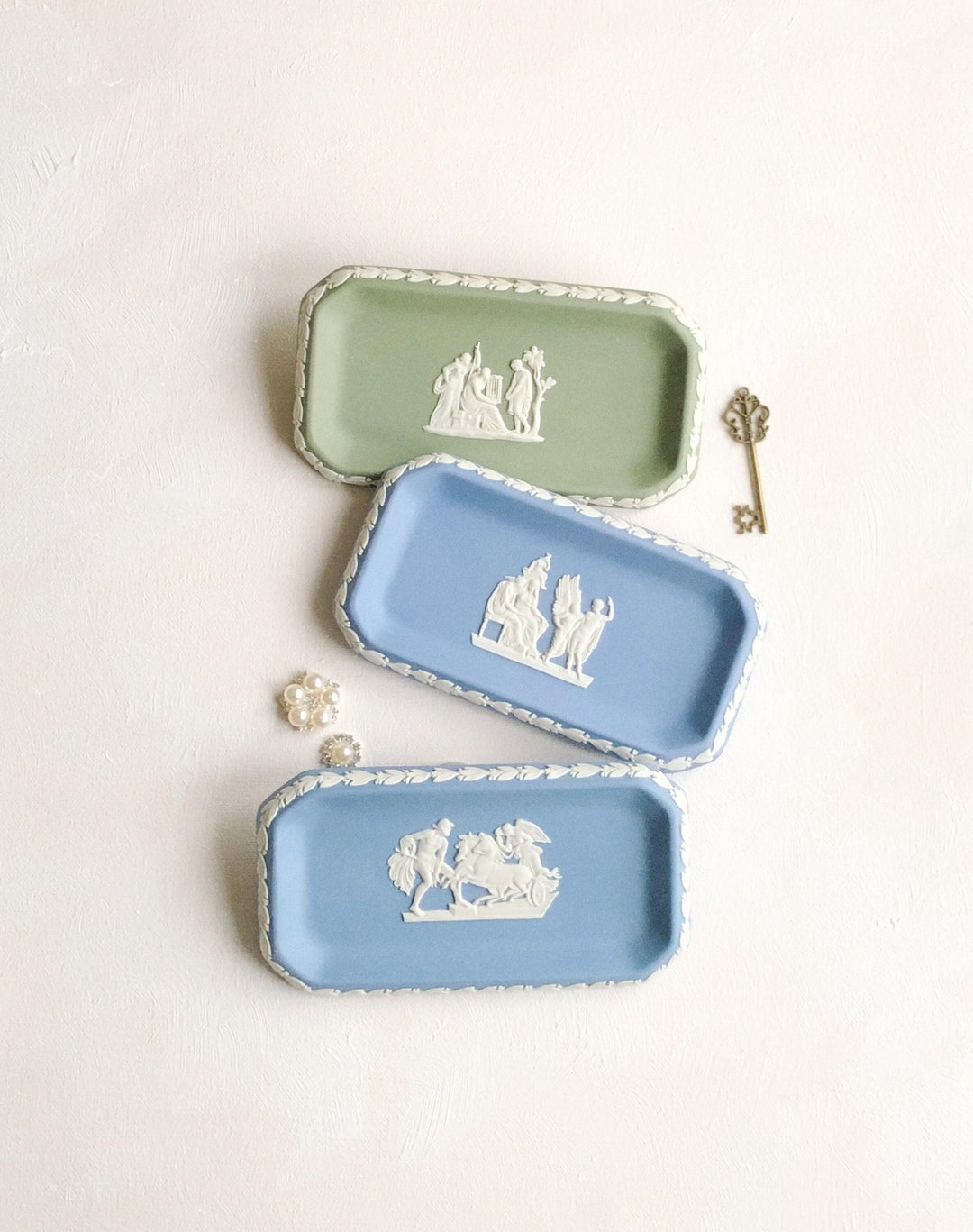 Rectangular Trinket Dish Wedgwood Jasperware Wedding - Etsy