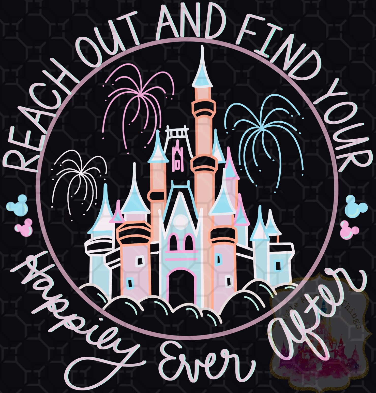 Digital File - Happily Ever After - Castle - WDW - Shirt Print ...