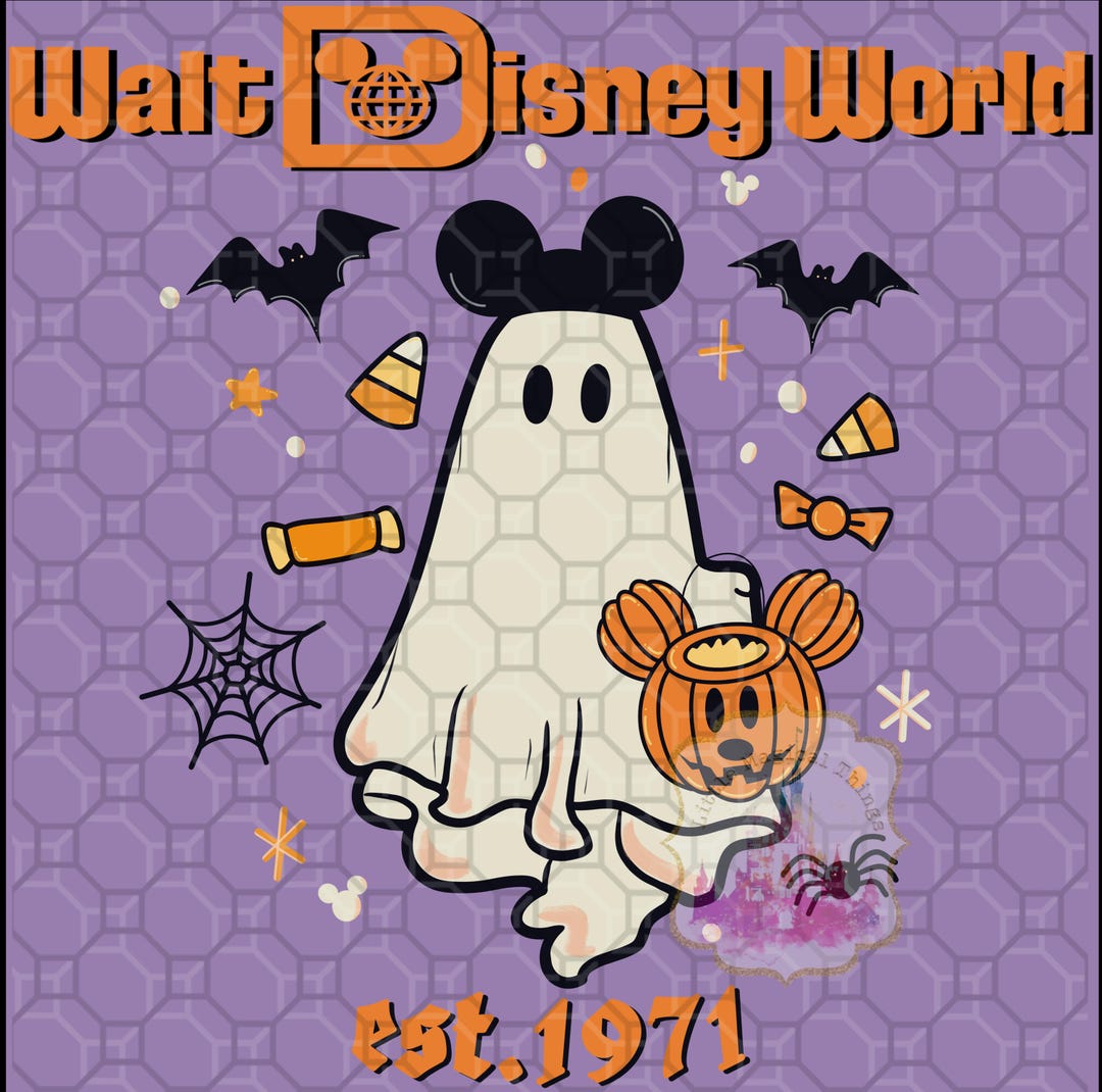 Digital File - Halloween Ghost Mickey Png - WDW - Shirt Design ...