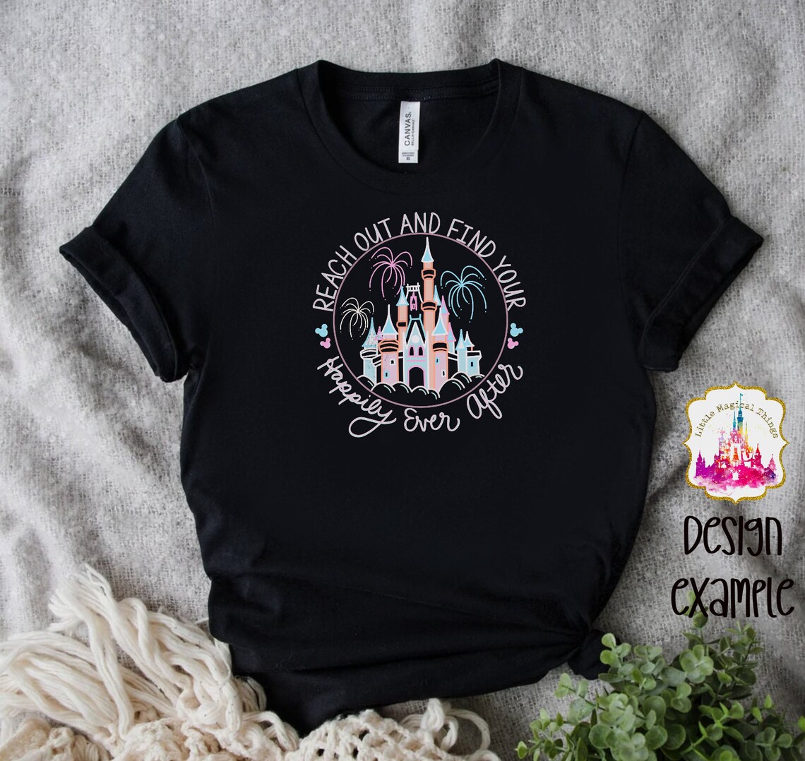 Digital File - Happily Ever After - Castle - WDW - Shirt Print ...