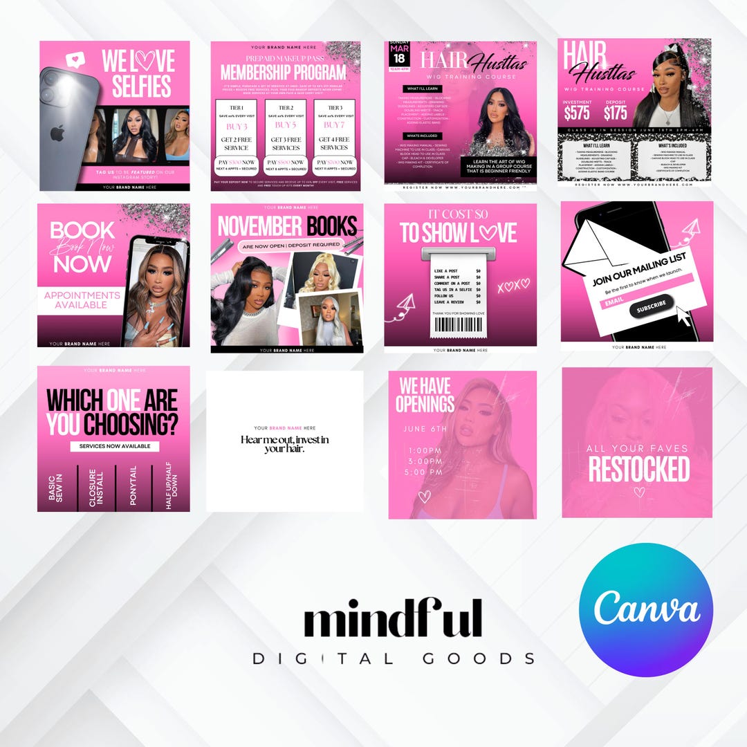 Hair Stylist Flyers, Template Flyers, Hair Stylist Templates, Hair ...
