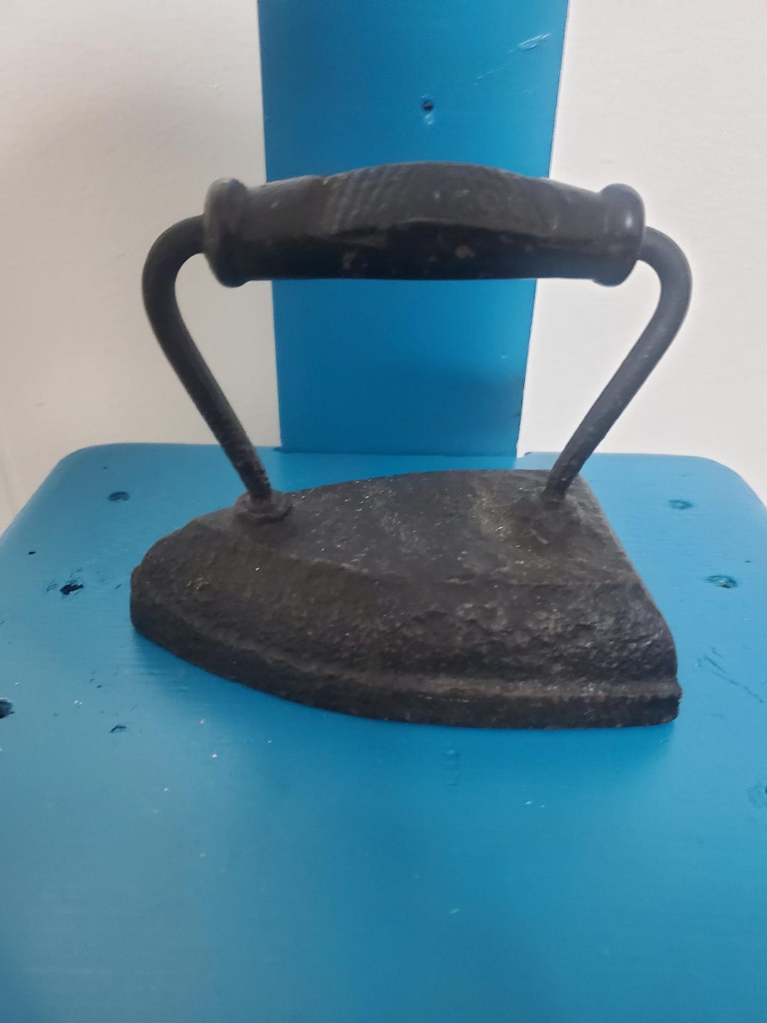 Vintage Antique Stamp Smooth Milled Bottom Cast Iron. IRON Doorstop ...