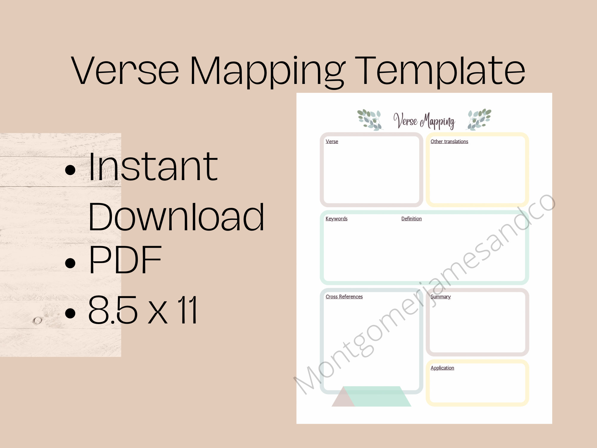Verse Mapping Bible Verse Mapping Scripture Verse Mapping - Etsy