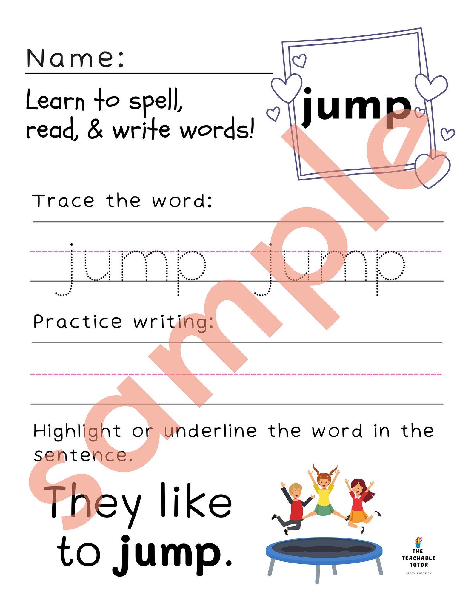 25 More Primary Words for Beginning Readers and Writers - Etsy