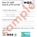 25 More Primary Words for Beginning Readers and Writers - Etsy