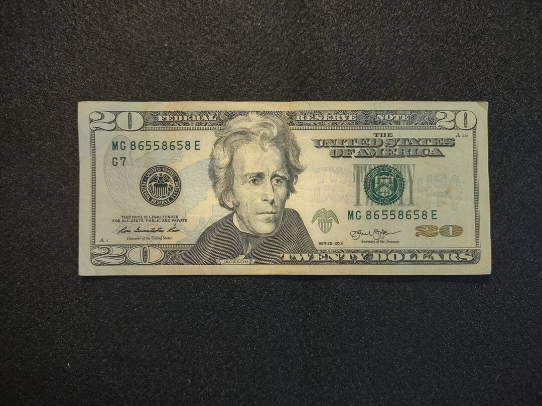 Rare 20 Dollar Bill Triples Combination - Etsy