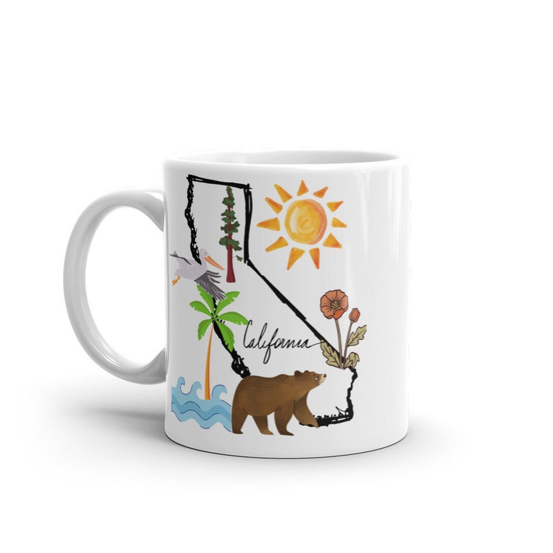 California Mug - Etsy