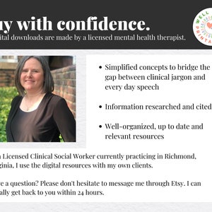 Internal Working Model Worksheet | Mental Health Digital Download ...