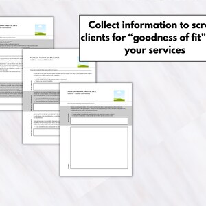 Child Client Screening Canva Template, Client Assessment Worksheet ...