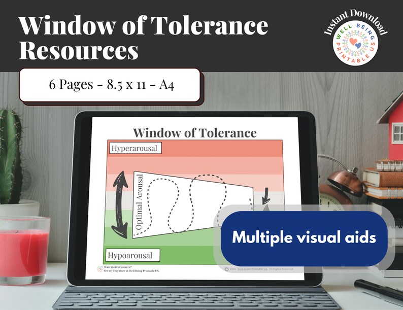 Window of Tolerance Mental Health Resources Mental Health Digital ...