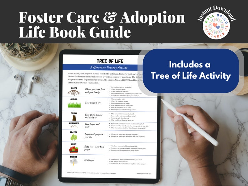 Foster Care Lifebook, Adoption Lifebook | Child Adoption Digital ...