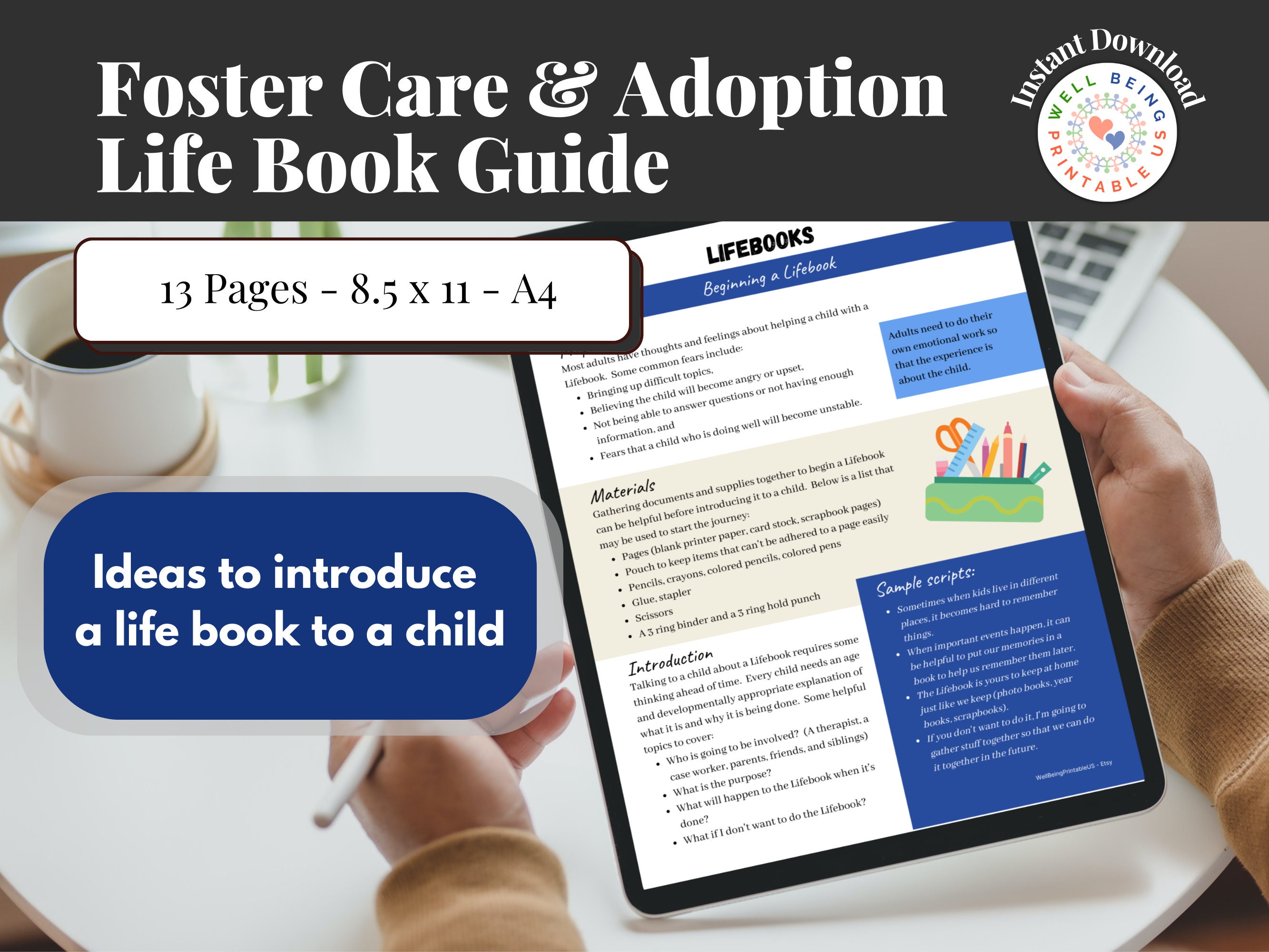 Foster Care Lifebook, Adoption Lifebook | Child Adoption Digital ...