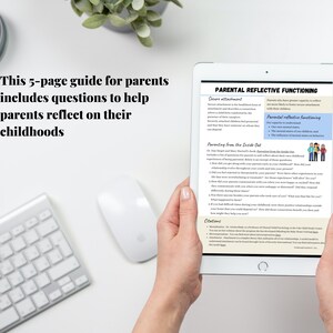 Parent Child Attachment Theory Worksheets | Mental Health Digital ...