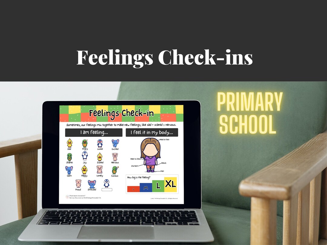 Diverse Feelings Check-in, Worksheets for SEL | Mental Health Digital ...