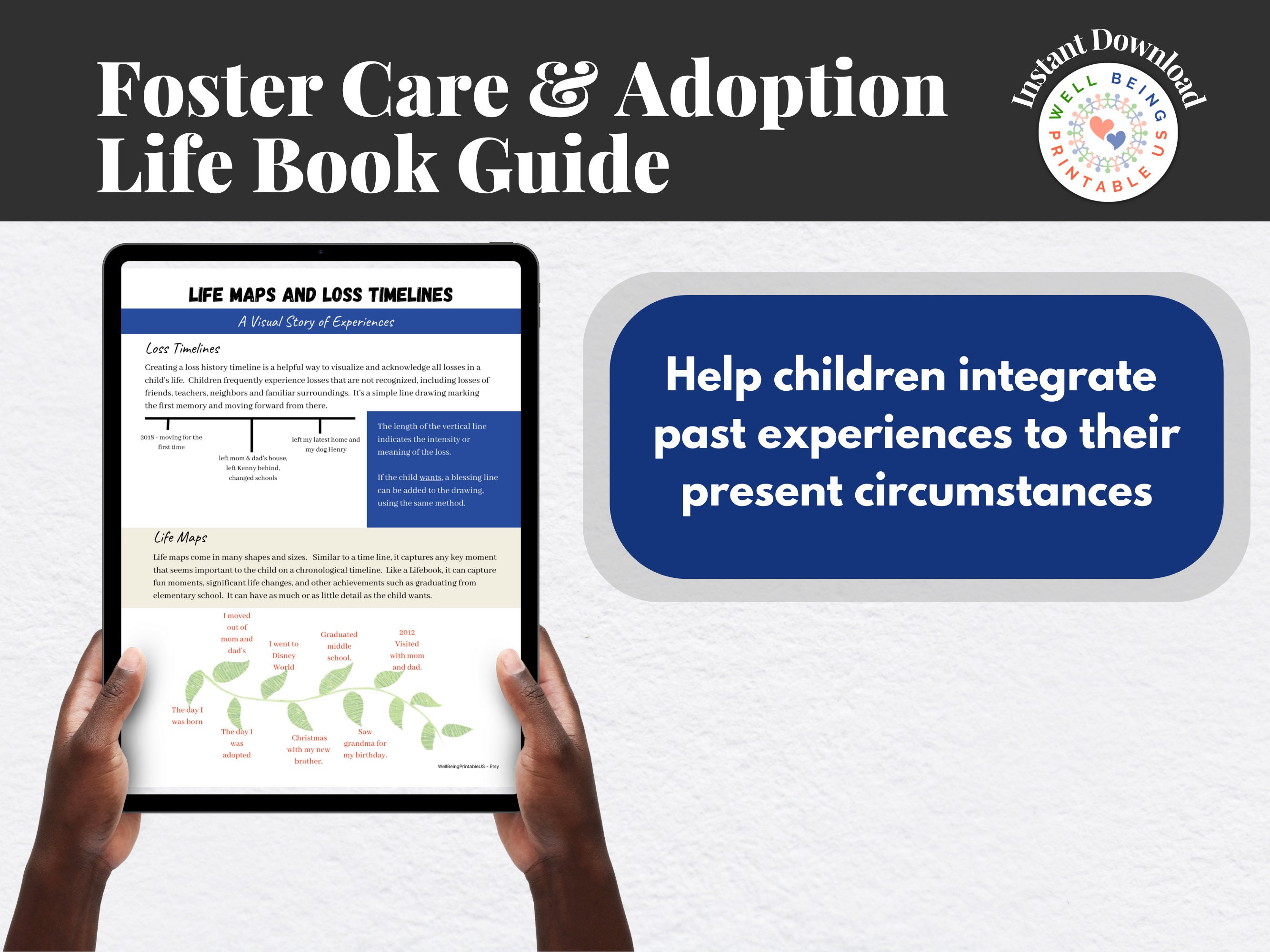 Foster Care Lifebook, Adoption Lifebook | Child Adoption Digital ...