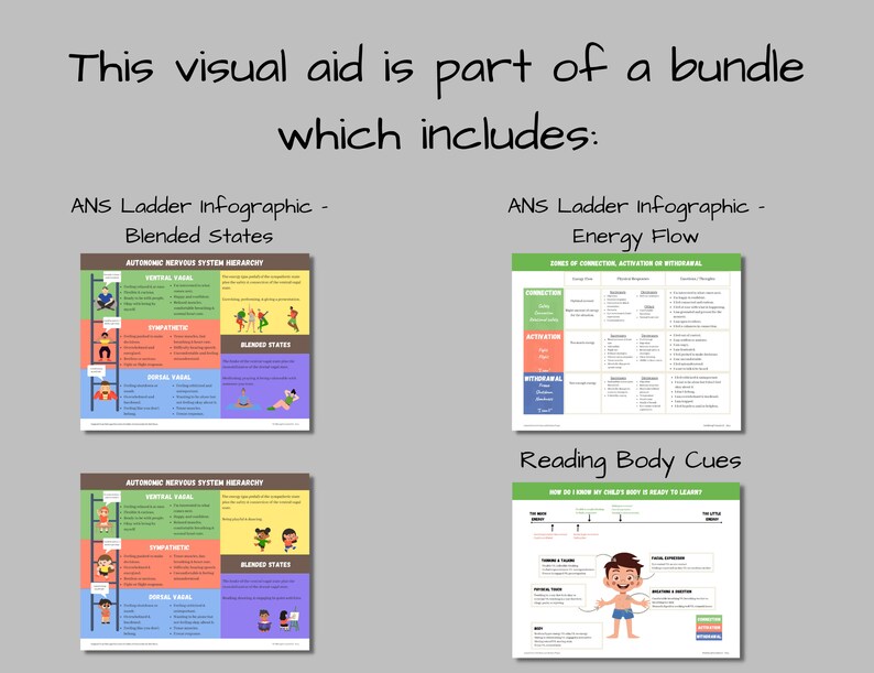 Neuroceptive Cues of Safety or Threat Infographic Polyvagal - Etsy