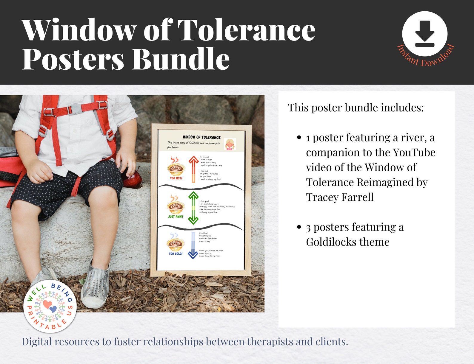 Window of Tolerance for Kids Posters Mental Health Poster - Etsy