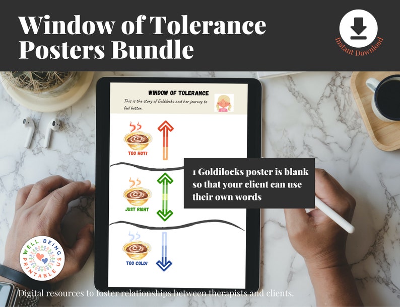 Window of Tolerance for Kids Posters Mental Health Poster - Etsy