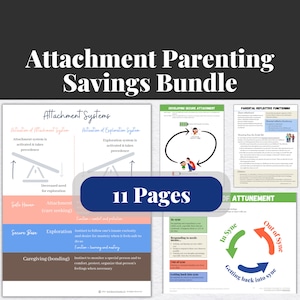 Parent Child Attachment Theory Worksheets | Mental Health Digital ...