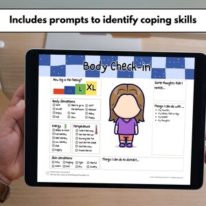 Somatic Therapy Check-in Worksheets | Mental Health Digital Downloads ...