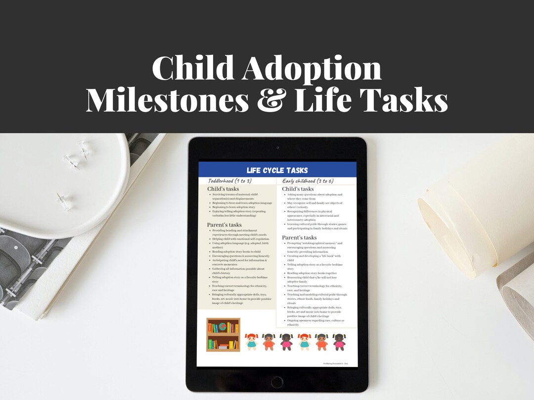 Developmental Milestones for Adopted Children Child Adoption Digital ...
